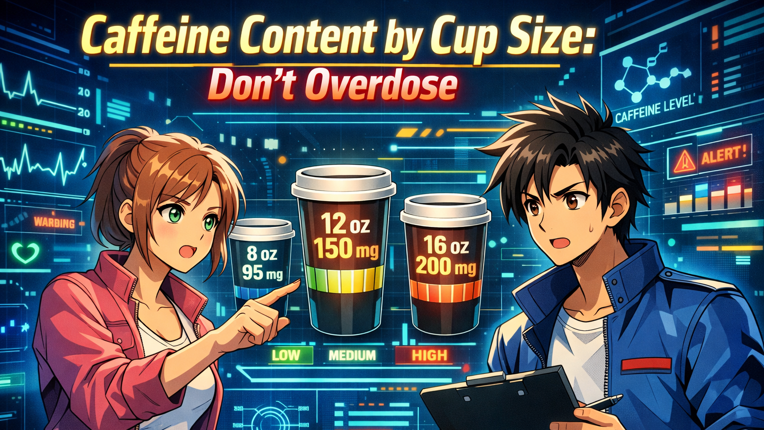 Caffeine Content By Cup Size: Don't Overdose