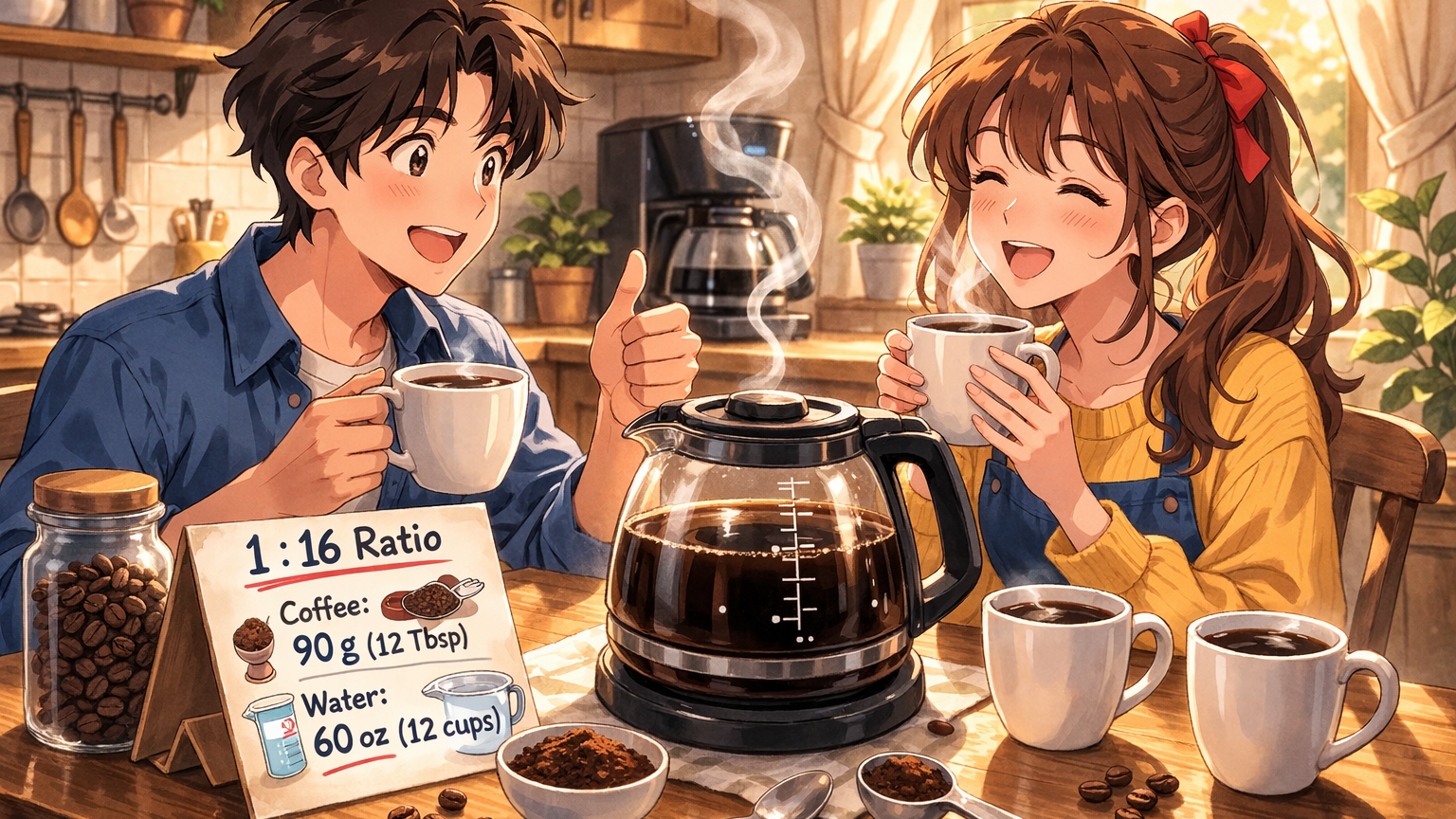 How Many Scoops Of Coffee For 12 Cups? (The Golden Ratio) - The Golden Lamb